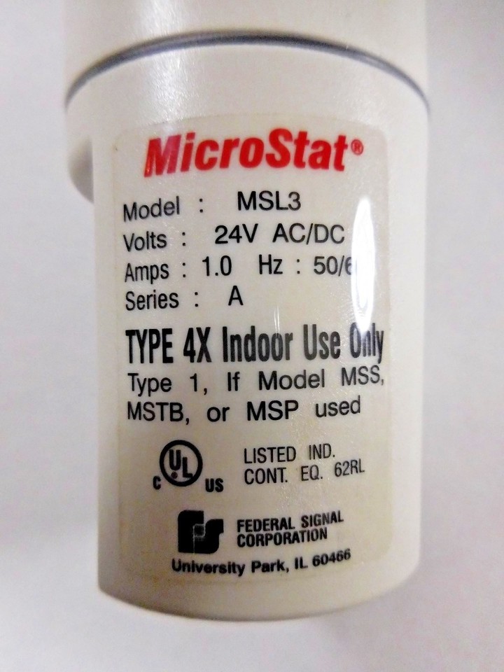 Federal Signal MicroStat MSL3 | eBay