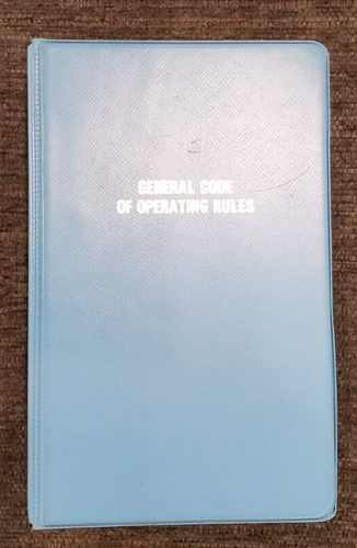 1989 Railroad General Code of Operating Rules Book Santa Fe UP AT&SF BN ...