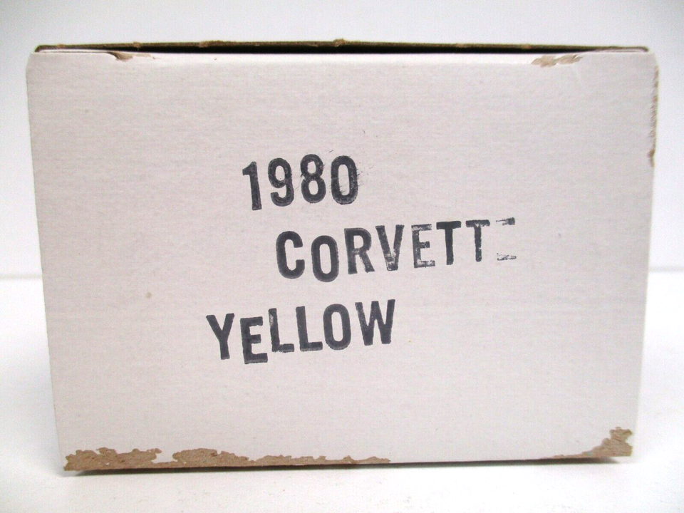 MPC - 1980 CHEVROLET CORVETTE - YELLOW - DEALER PROMO | eBay