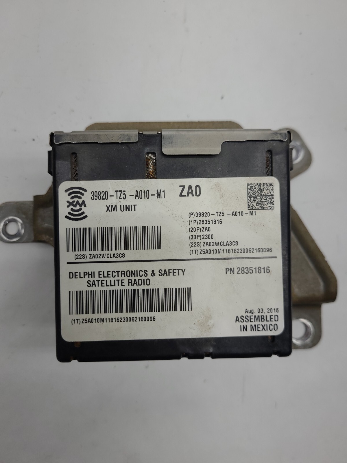 14-17 ACURA TLX XM SATELLITE RECEIVER 39820TZ5A010M1 | eBay