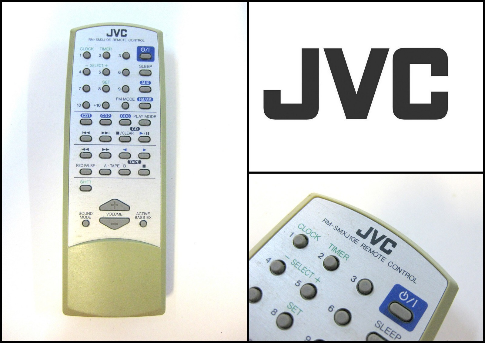 Genuine JVC RM-SMXJ10E 3 Disc CD Player HiFi System Remote Control | eBay