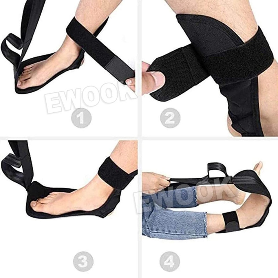 1/2PCS Yoga Stretching Strap Ankle Ligament Stretcher Belt Band Foot ...