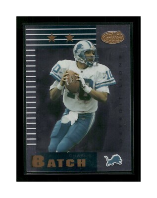 1999 Leaf Certified Football Card #118 Charlie Batch | eBay