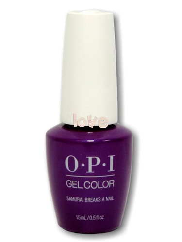 OPI GelColor 0.5fl.oz UV/LED Nail Polish GC T85- Samurai Breaks a Nail ...