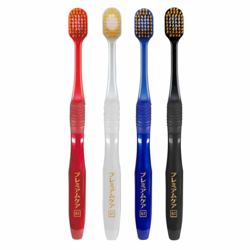 Ebisu Premium Care Toothbrush 6 Rows Regular Soft Set of 3 (Color ...