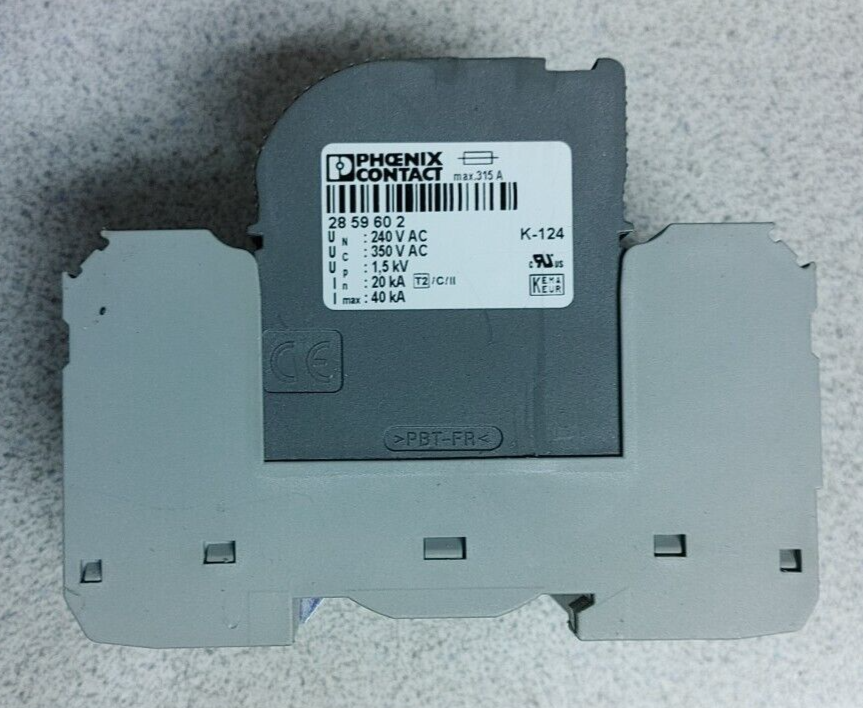 PHOENIX CONTACT VAL-SEC-T2-3S-350-FM SURGE ARRESTER w/ SURGE PROTECTORS ...