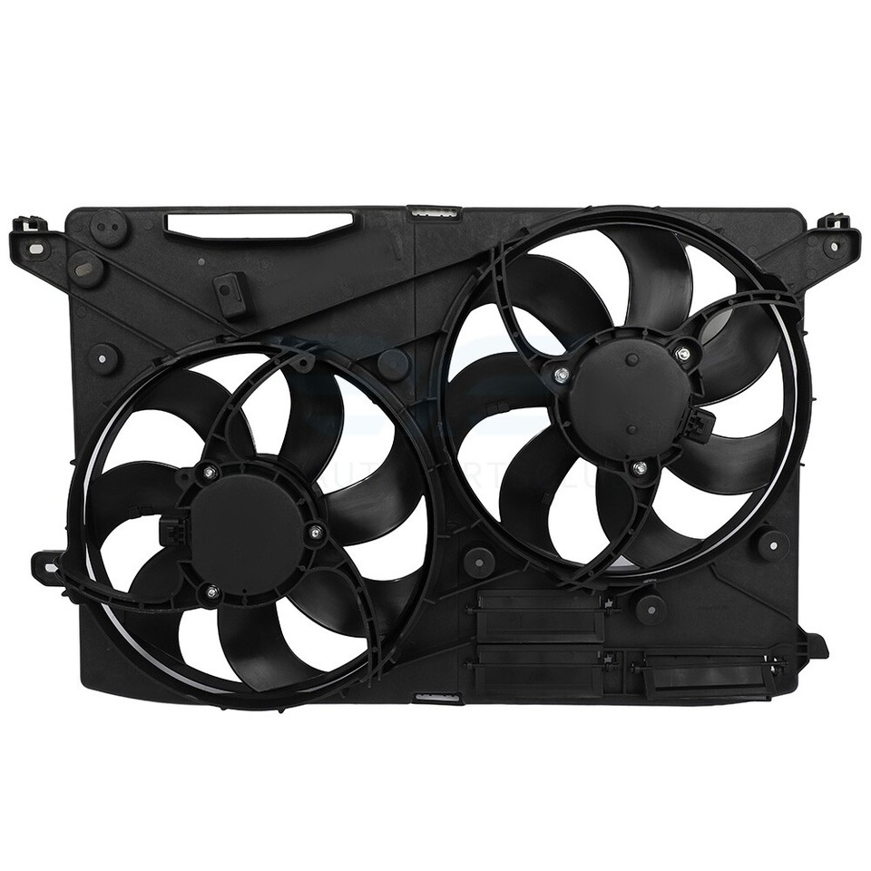Electric Radiator Condenser Cooling Fan Assembly For 2013 2014-2018 ...