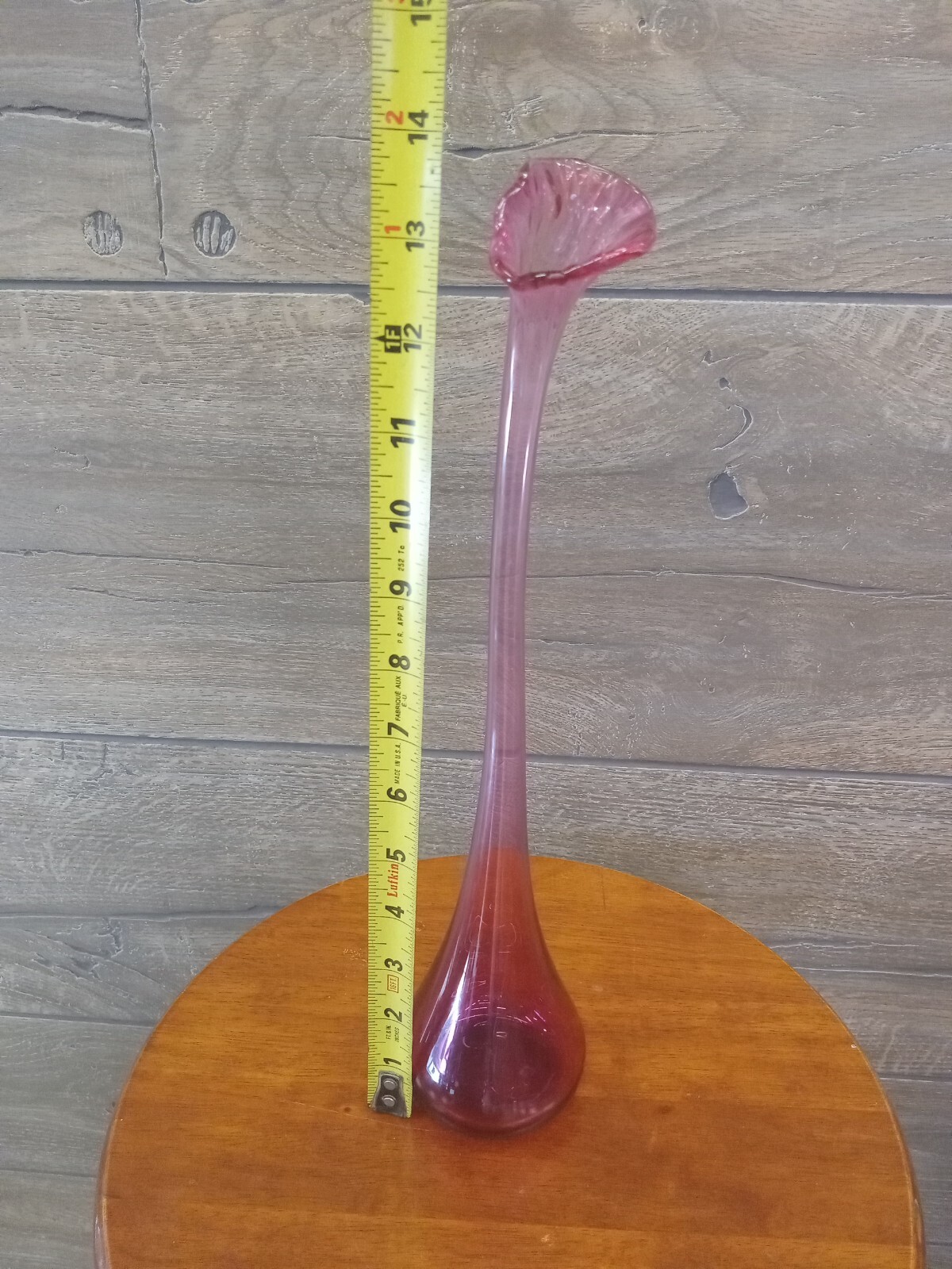 Vintage Signed Ryno Glass 2002 Bob Rynearson Pink Cranberry Art Glass ...