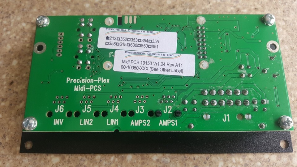 POWER CONTROL SYSTEM PANEL 00-10050-213 PRECISION CIRCUITS Midi PCS ...