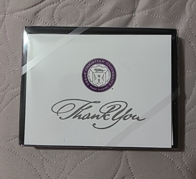 Licensed TCU 4x5.25 Thank You Cards W/ Envelopes (10 Count) | eBay