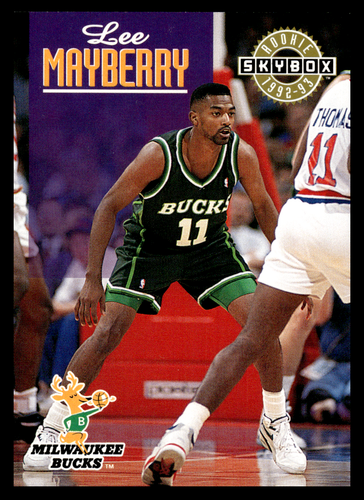 1992-93 SkyBox Lee Mayberry #365 Milwaukee Bucks Rookie NBA Basketball ...