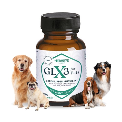 GLX3 Green Lipped Mussel Oil for Dogs | Joint & Hip Comfort Omega-3 ...