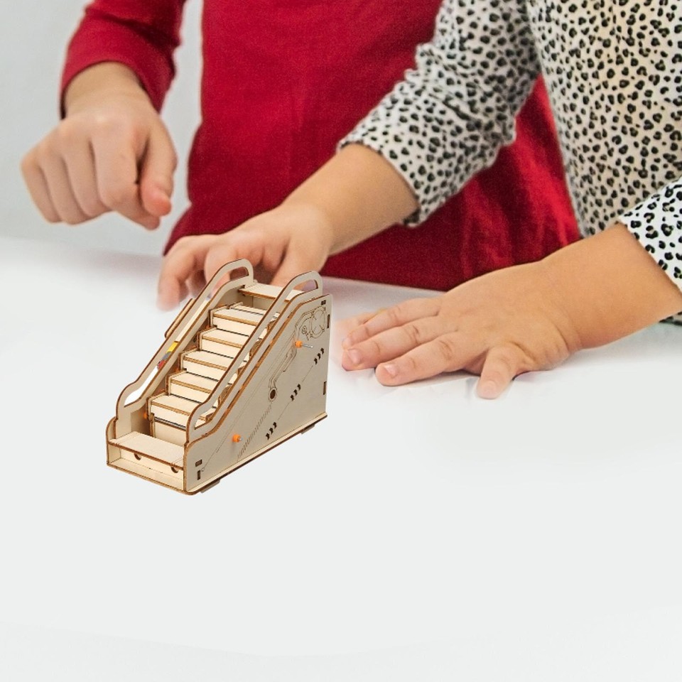 DIY Science Project Model Escalator Model 3D Wooden Puzzle for Adults ...