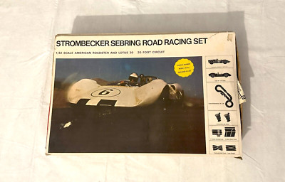 Vintage 1966 Strombecker Sebring Road Racing Set w/Box | eBay