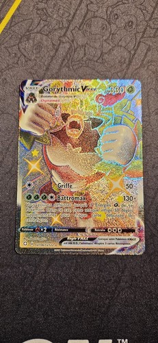 Carte Pokemon Gorythmic Shiny VMax SV106/SV122 Destinées Radieuses FR ...