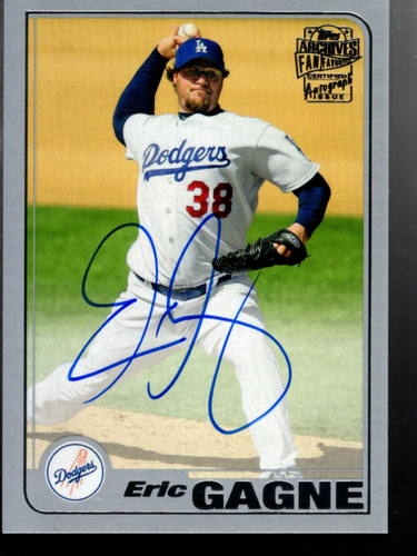 A4754- 2019 Topps Archives Fan Favorites Autographs Silver #FFAEG Eric ...