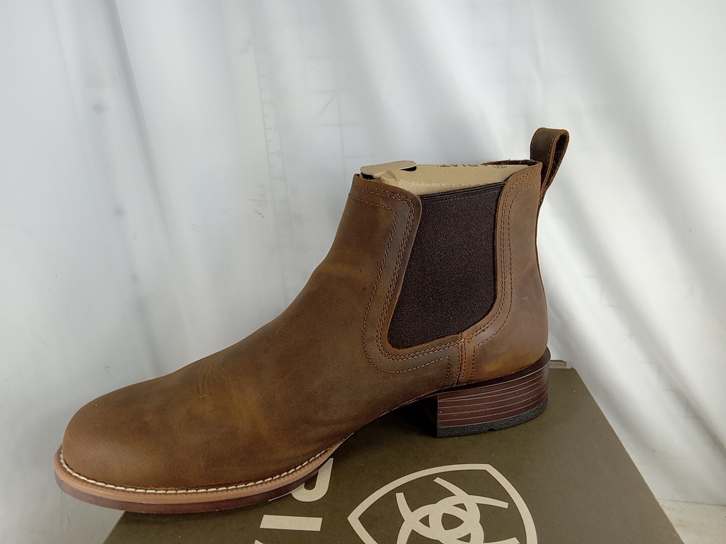 Ariat Men's Booker Ultra Distressed Brown Round Toe Boots 10040374 12 / ...