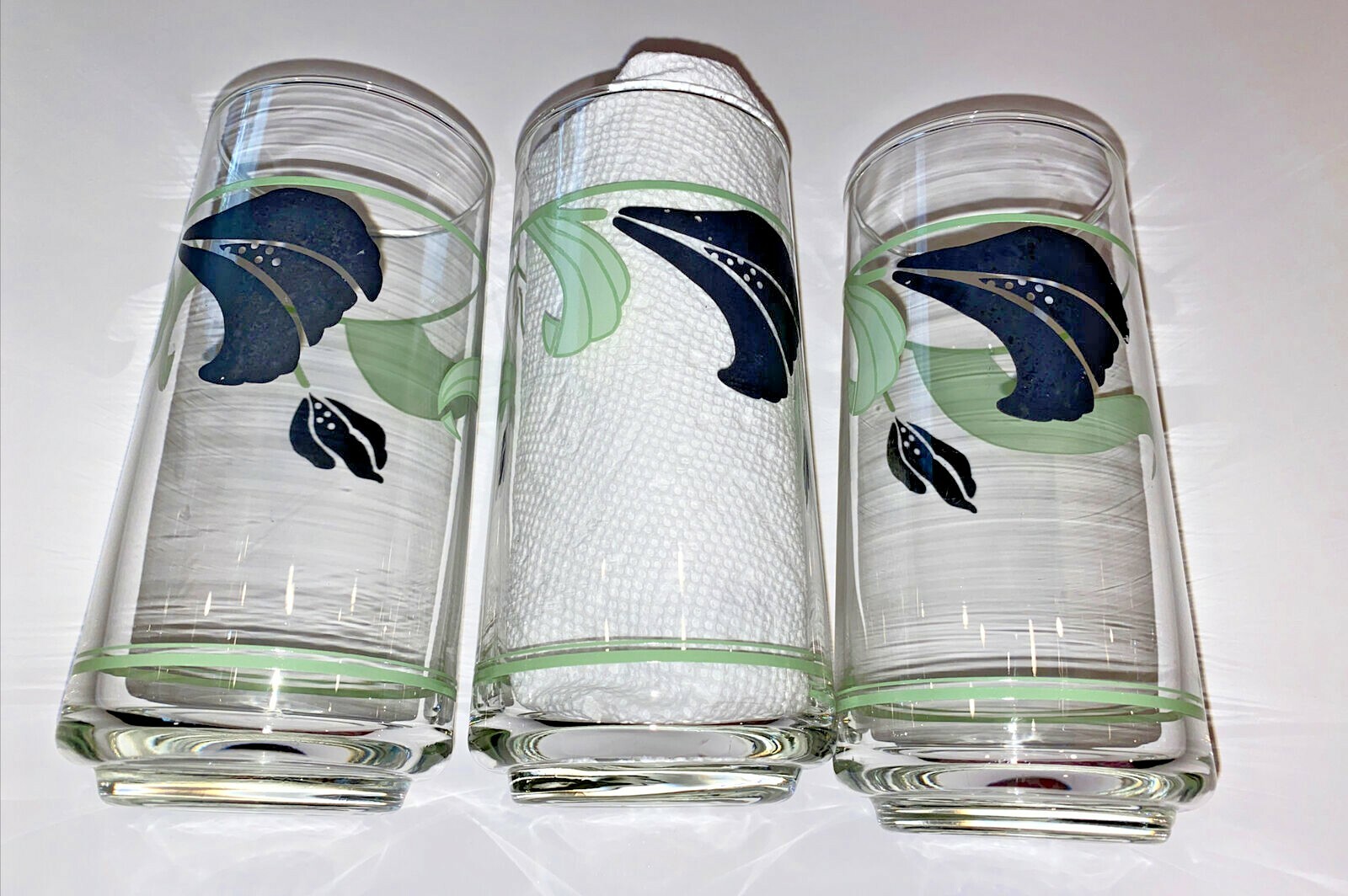 Corelle BLACK ORCHID 12 Oz. Iced Tea / Beverage Tumblers / Glasses (3 ...