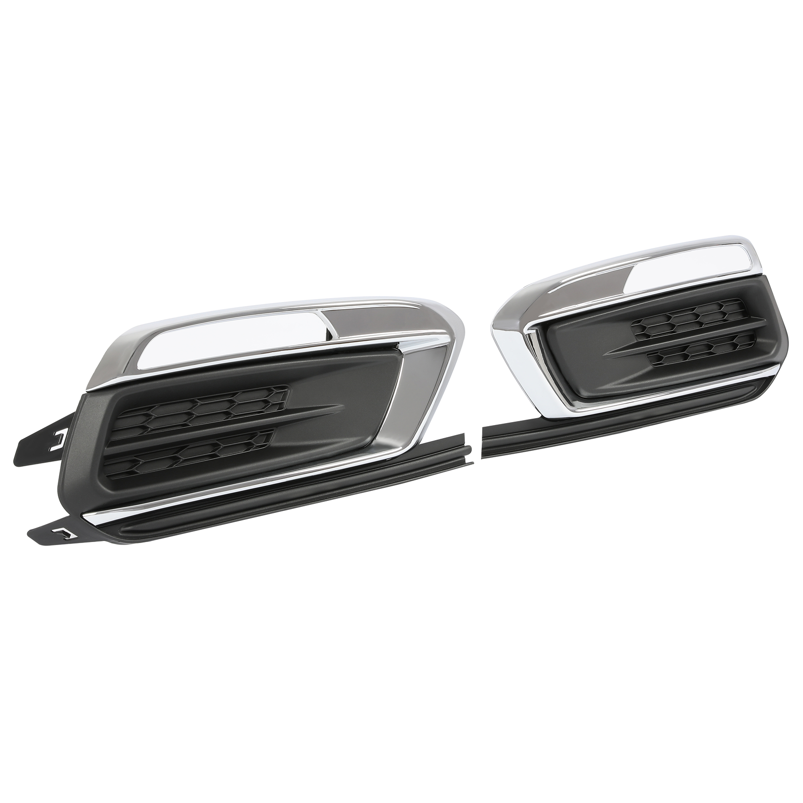 HECASA For Chevrolet Chevy Cruze 2015 2016 Fog Light Cover/Bezel Pair ...