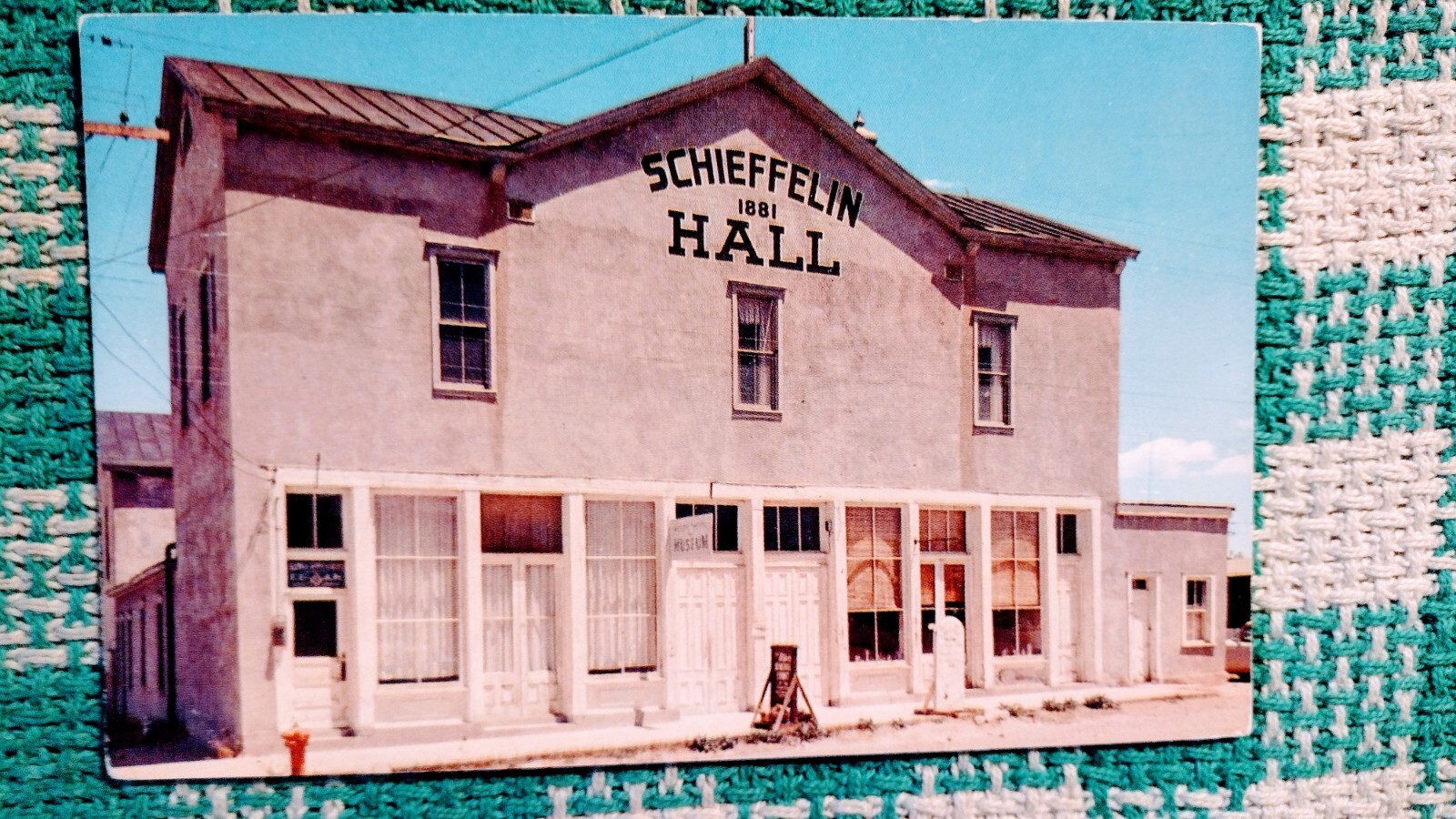 VINTAGE POST CARD SCHIEFFELIN HALL TOMBSTONE ARIZONA. | eBay
