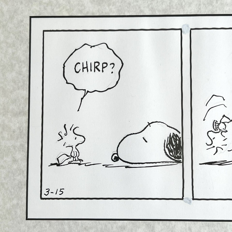CHARLES SCHULZ * PSA * Original Snoopy Artwork Strip Signed * Autograph ...