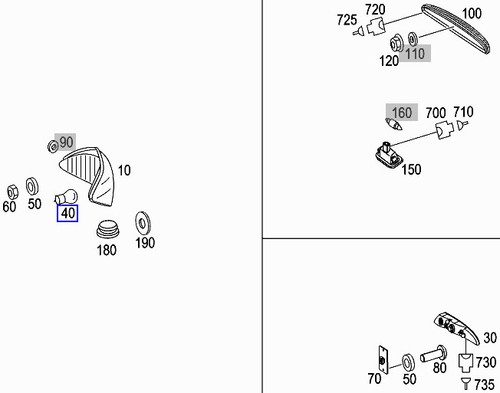 Mercedes OSRAM Lamp Light Bulb 12 Volt P21W 21 Watt N000000006373 New ...