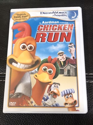 Chicken Run (DVD, 2000, Widescreen) Dreamworks Animation Family Movie ...