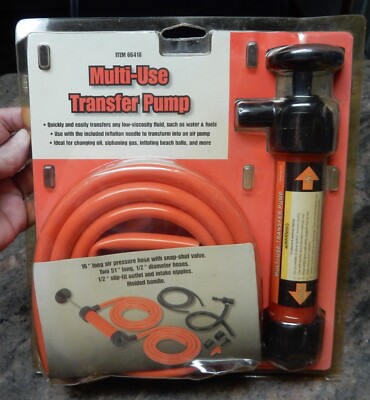 Harbor Freight Multi-Use Transfer Pump for Water or Fuels | eBay