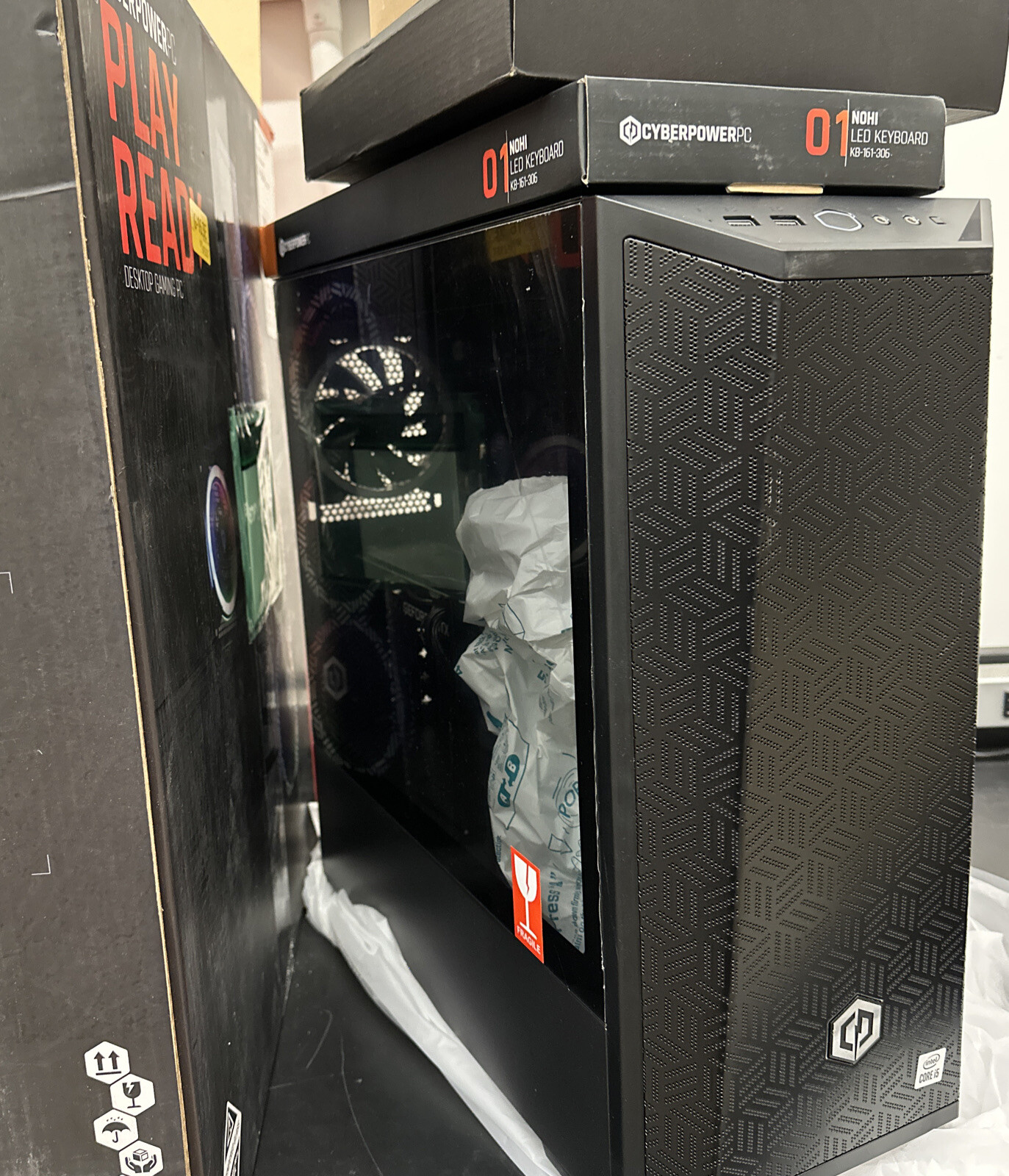 CyberPowerPC GXIVR8060A10 (500GB, Intel Core i5 10th Gen., 2.90GHz, 8GB ...