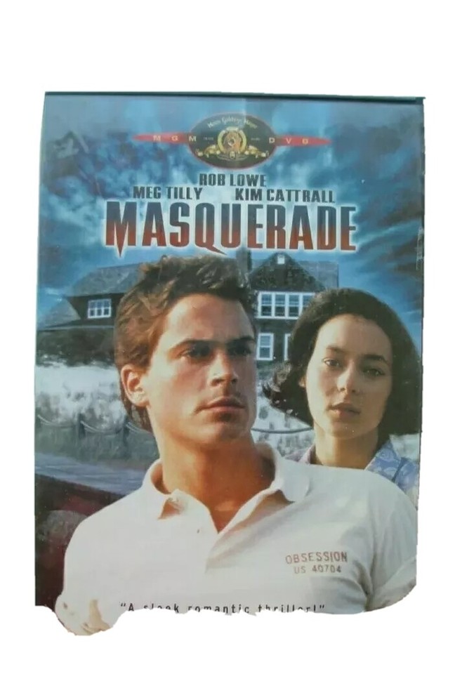 Masquerade Movie DVD 2004 Rob Lowe Meg Tilly Kim Cattrall 1988 MGM RARE ...
