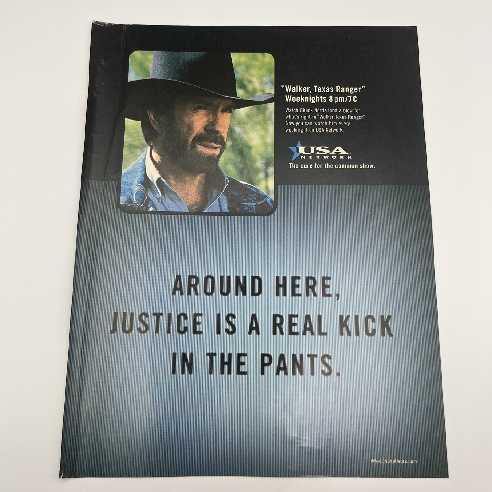 1997 Walker, Texas Ranger TV Series Vintage Print Ad 8"x11" Iconic ...