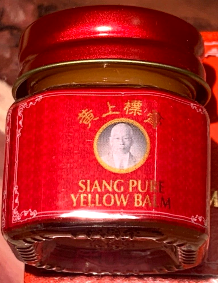 Siang Pure Yellow Balm Relieve Muscle Aches And Sprains 12g Ship From ...