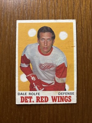 1970-71 OPC O-Pee-Chee Hockey #156 Dale Rolfe Detroit Red Wings C | eBay