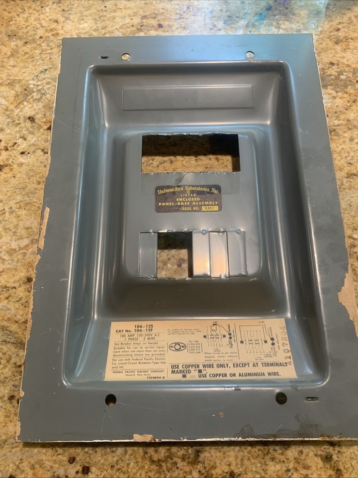 FPE Federal Pacific Circuit Breaker Panel Box Panel Cover | eBay