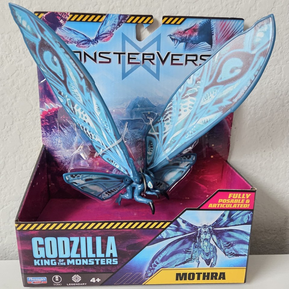Playmates Toys Monsterverse Burning Godzilla - Mothra - Drownviper | eBay
