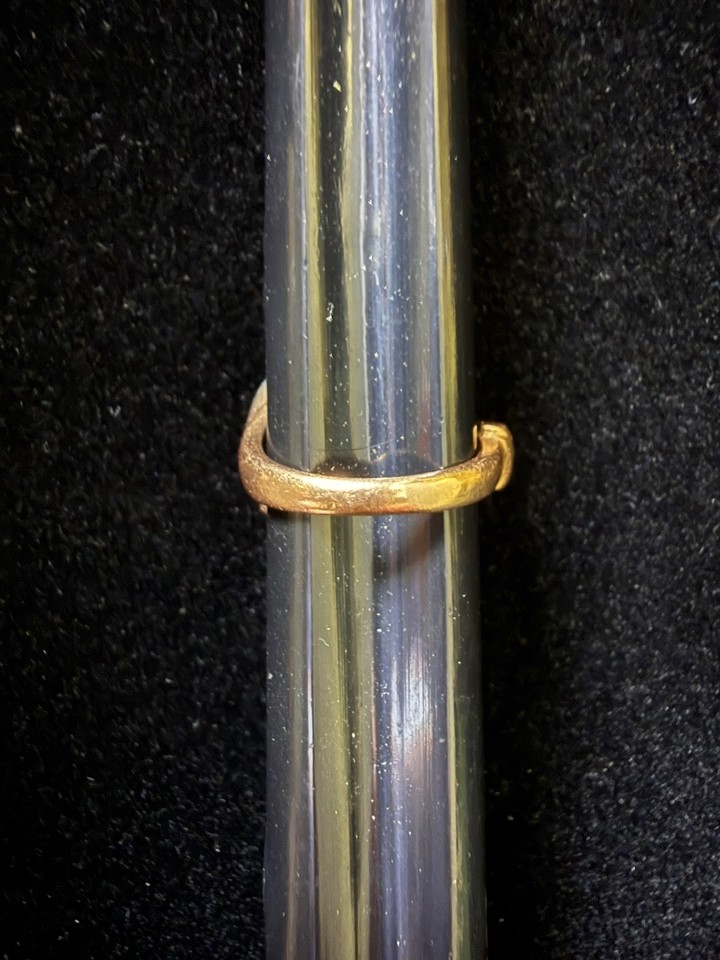 Art Deco 14K Rose Gold Ruby & Diamond Pavé Swirl Ring Two-Tone 5.1g ...