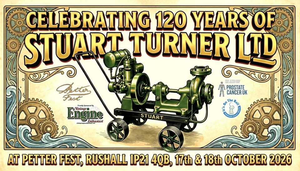 STUART TURNER LIGHTWEIGHT 2 STROKE VERTICAL MODEL STATIONARY ENGINE ...
