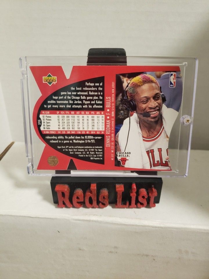 1996-97 SPx Die-cut #SPX6 Dennis Rodman Chicago Bulls HOF | eBay