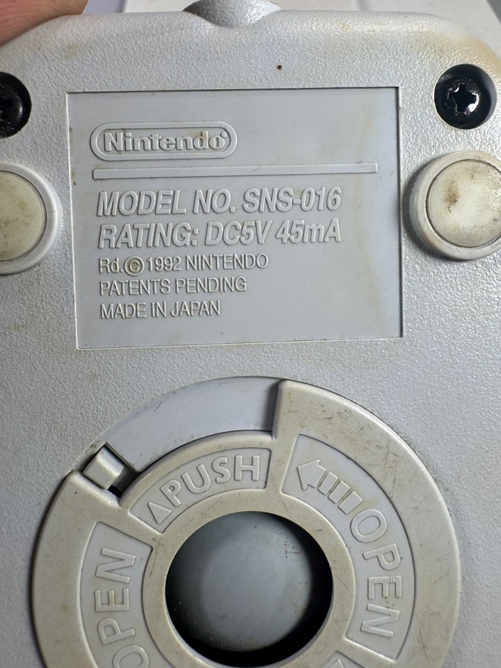 Vintage Nintendo Super NES SNES Console SNS-001 w/ Mouse Pad & Controllers | eBay