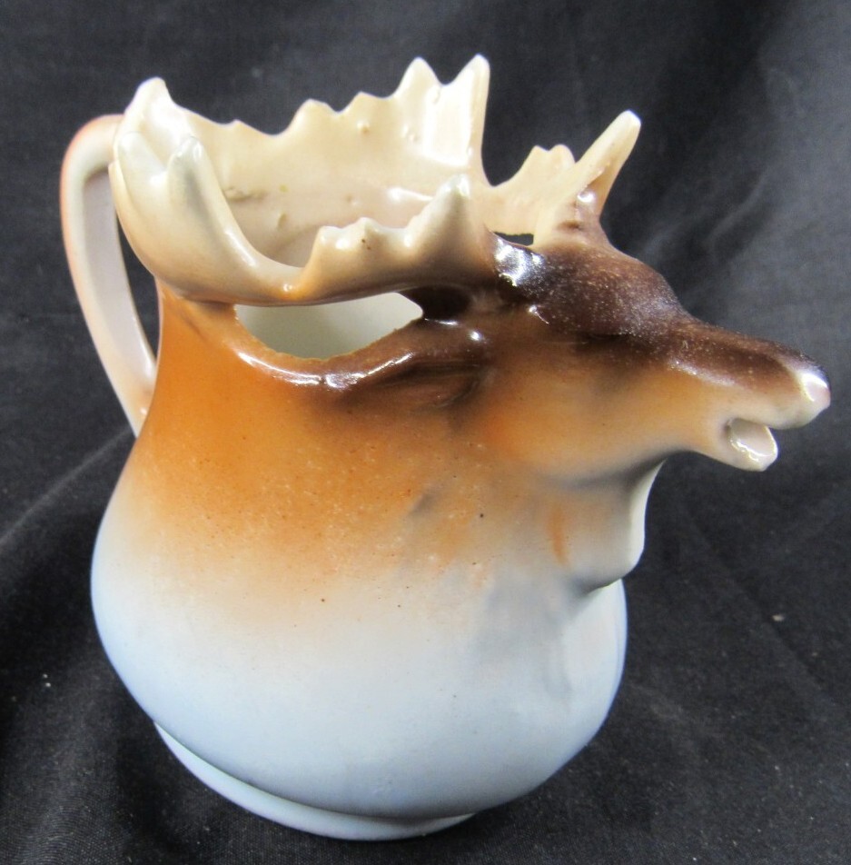 Vintage HJ Ceramic Moose Creamer Vienna Austria | eBay