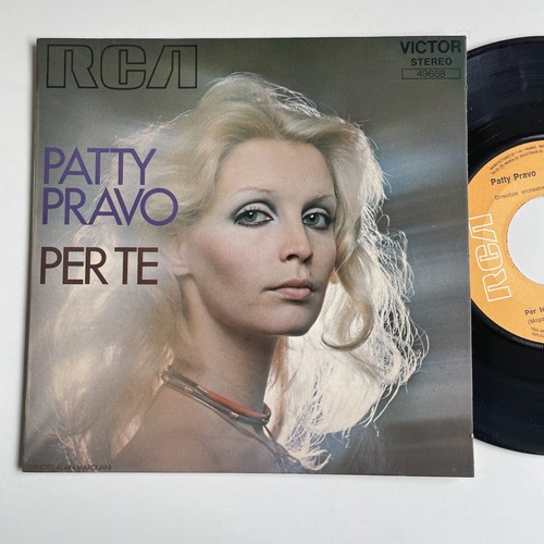 French SP PATTY PRAVO - PER TE - RCA VICTOR 49688 - 1970 | eBay