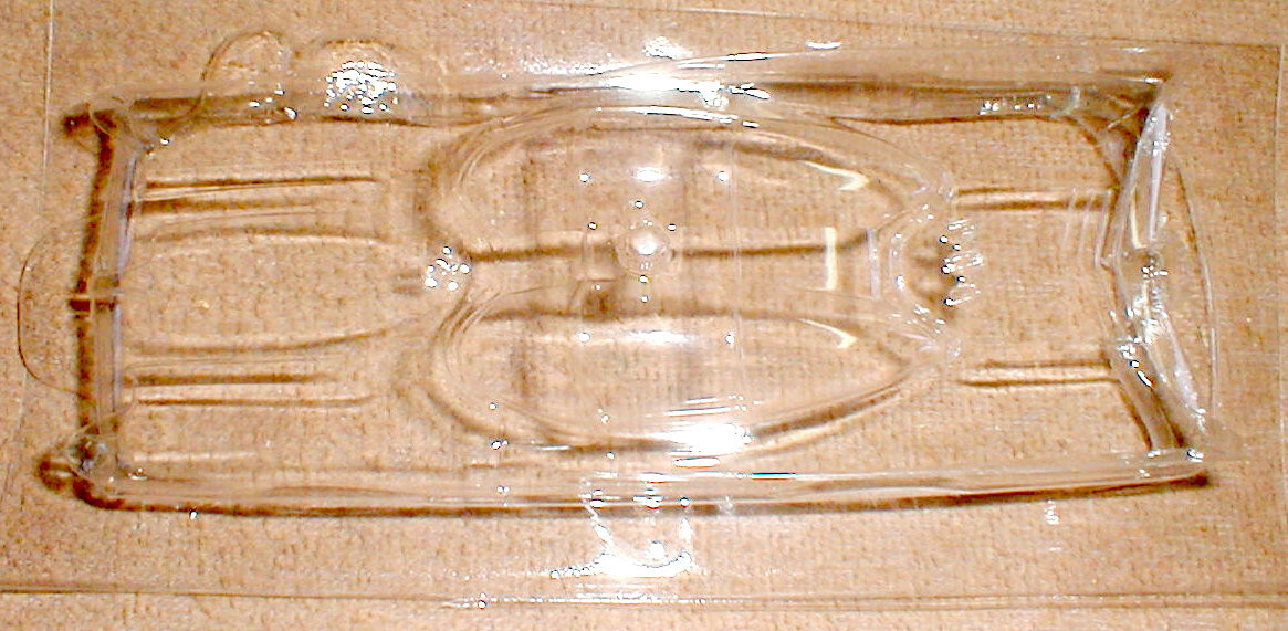 BZ Batmobile Clear Body by Lancer .015" Clear Lexan Original Vintage 1/ ...