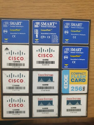 Cisco 32 MB Flash Compact Flash CF Card (UK Stock) Cisco router 1800 ...
