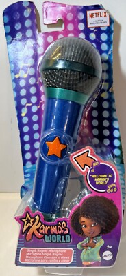 Karma’s World Sing & Rhyme Microphone (7.7-in) With Lights & Sounds New ...