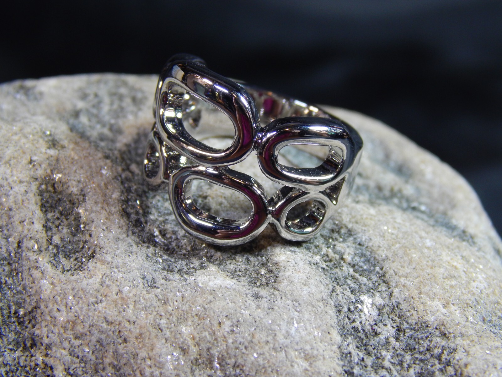 Lady's Lia Sophia Ring, Used, Called "Structure/Synth… - Gem