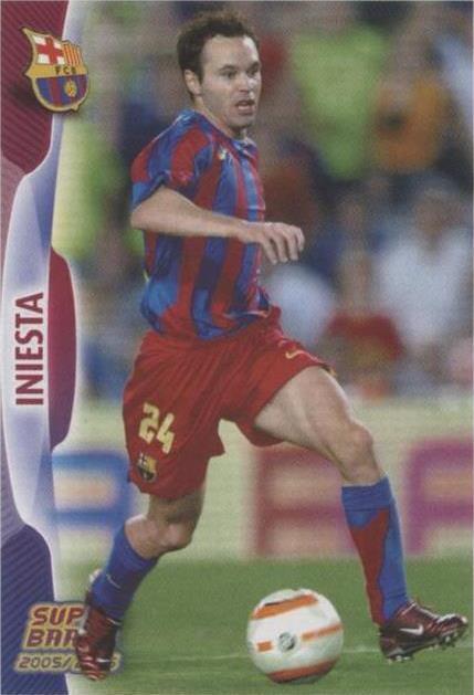 2005-06 Panini Super Barca - Andres Iniesta #56 (RC) for sale online | eBay