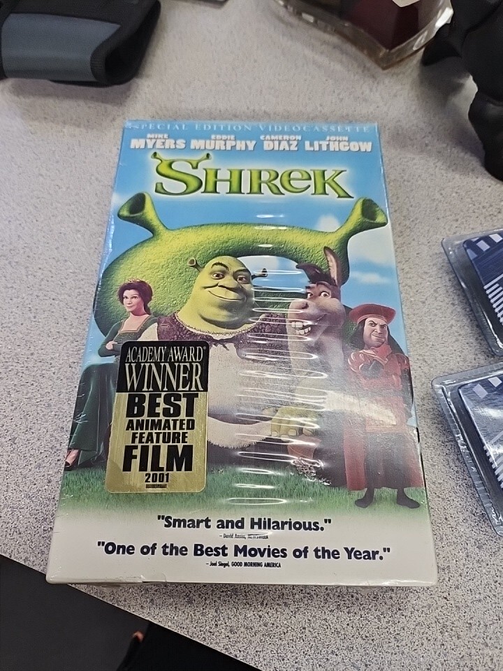 SHREK (2001) Special Edition Big Box VHS - RARE Brand New (Factory ...