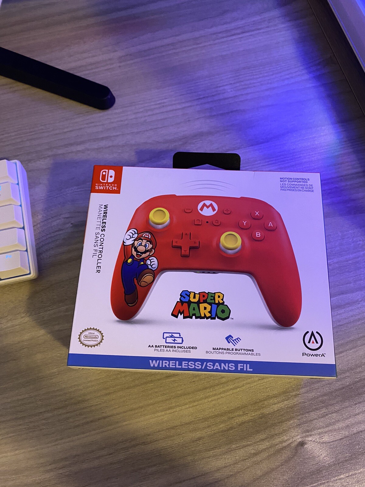 PowerA Wireless Controller for Switch - Mario Joy (NSGP0012-01) for ...