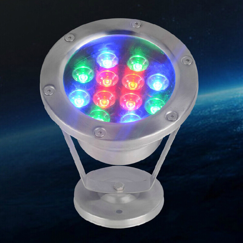 Outdoor LED Submersible Light Underwater Lamp Waterproof 12V Aquarium ...