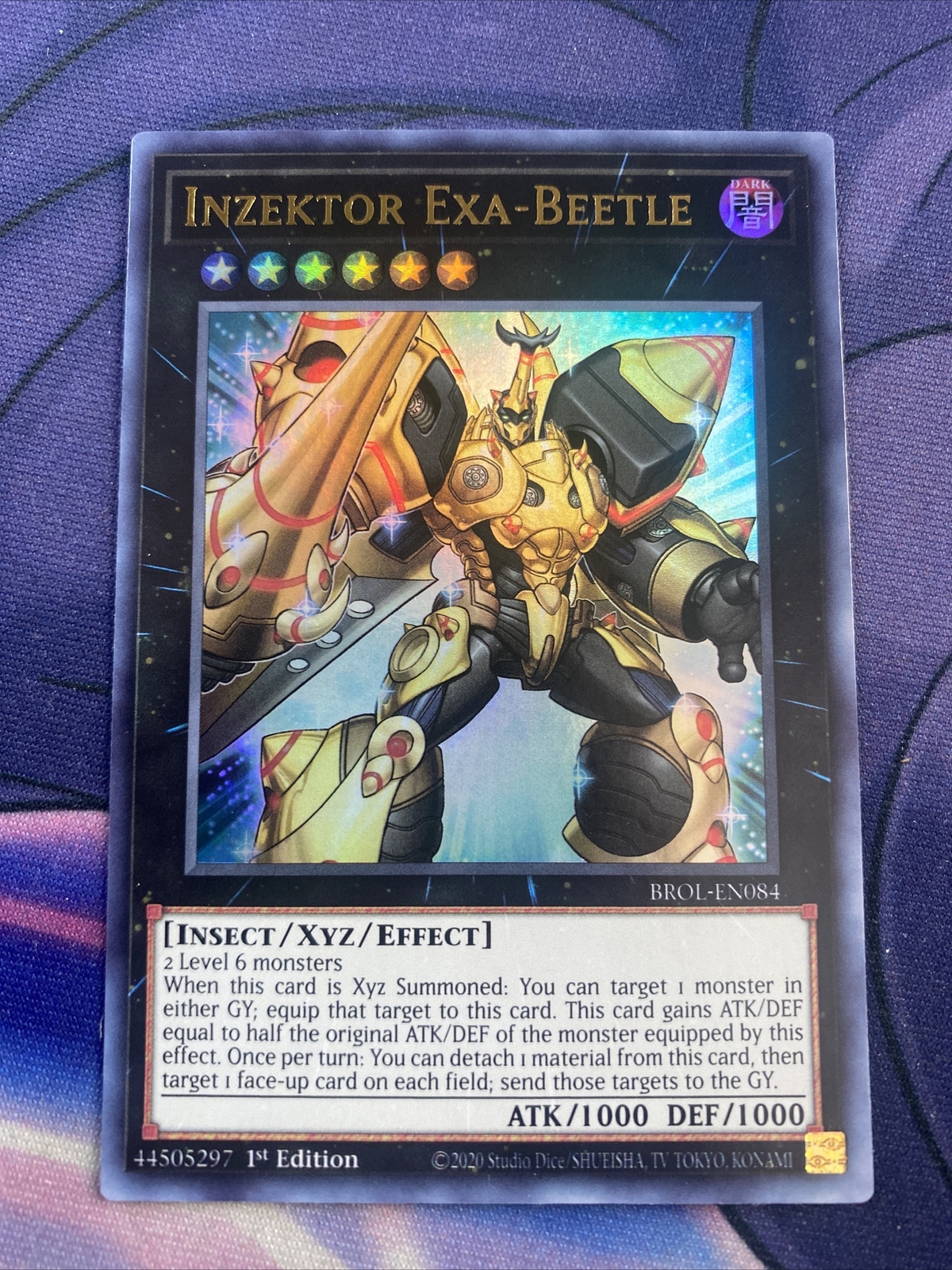 Yugioh TCG Brothers of Legend Inzektor Exa-Beetle BROL-EN084 | eBay